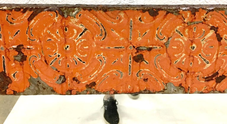 A Pair Of Antique Copper Ceiling Tile Framed Mirrors-New York City For ...