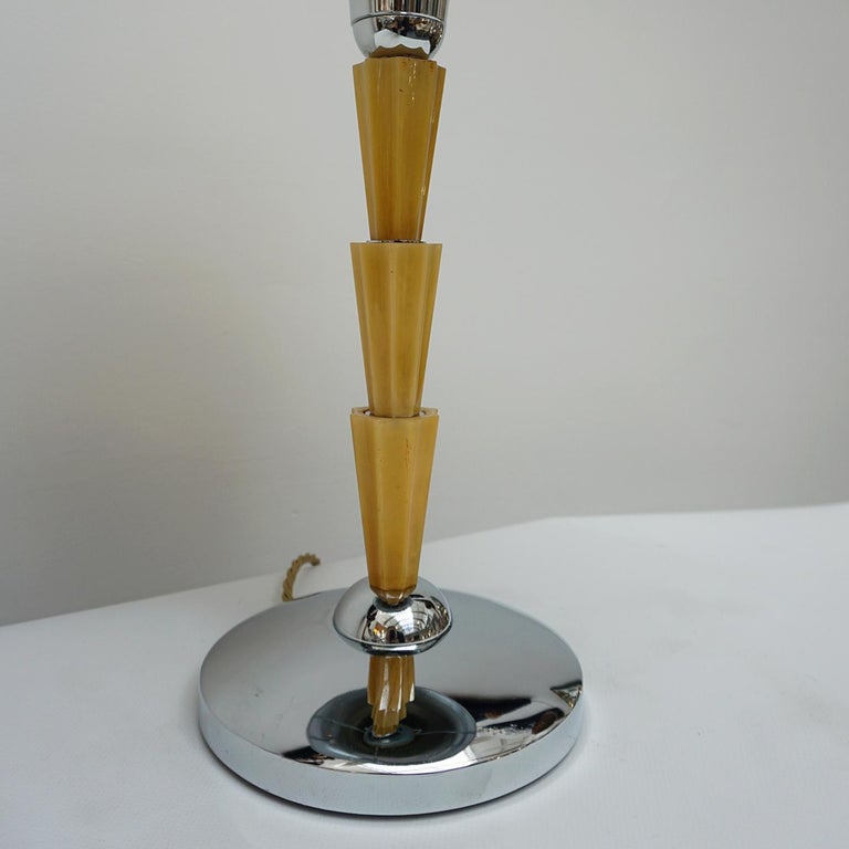 Pair of Art Deco Dome Lamps For Sale at 1stDibs