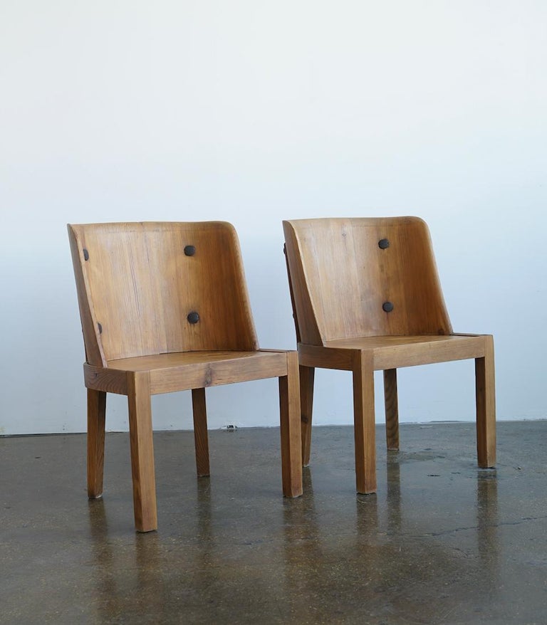A pair of Axel Einar Hjorth "Lovo" chairs For Sale at 1stDibs