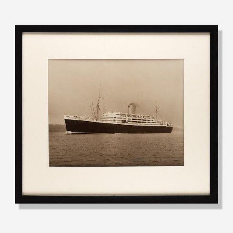 Pair of Beken of Cowes Albumen Photos of the SS Andes and SS Antares ...