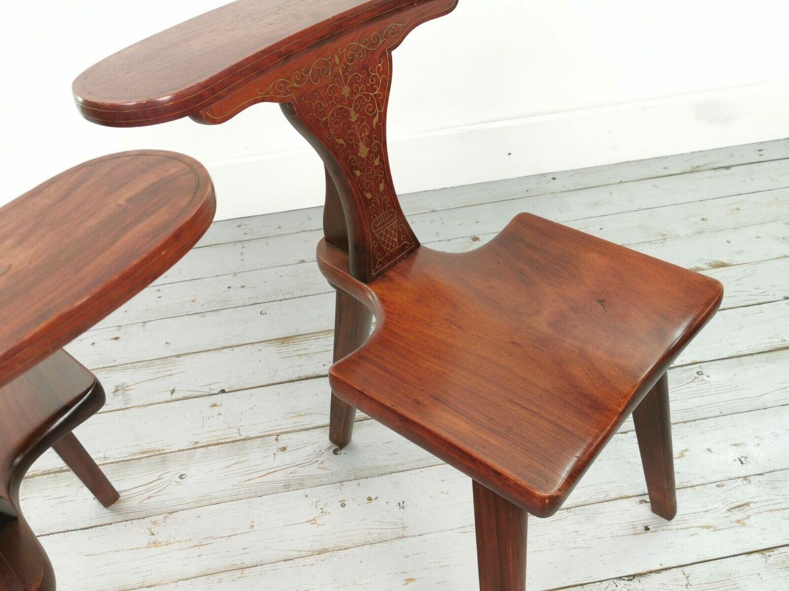 Pair of Betting Chairs by M. Hayat and Bros, Mid Century For Sale at ...