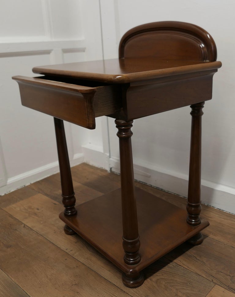 Pair of Cherry Wood Night Tables Bedside Cabinet For Sale at 1stDibs