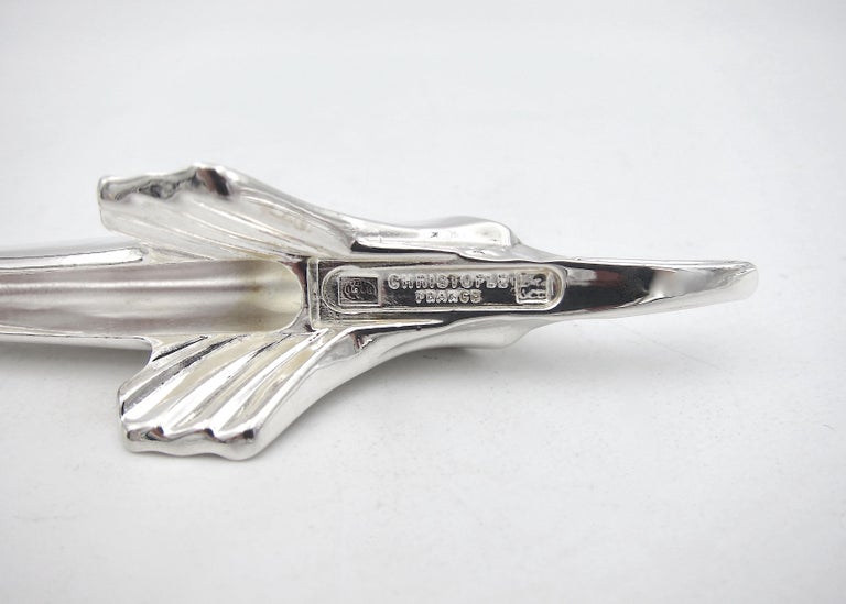 Pair of Christofle Art Deco Style Knife Rests in Silver Plate For Sale ...