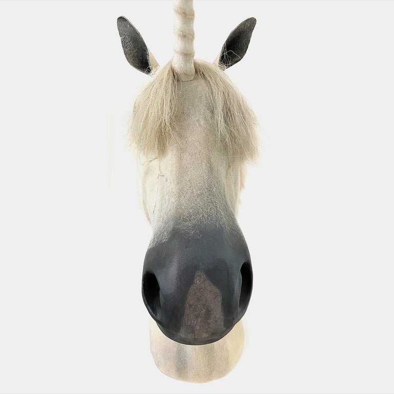 Pair of Contemporary Unicorn Heads For Sale at 1stDibs