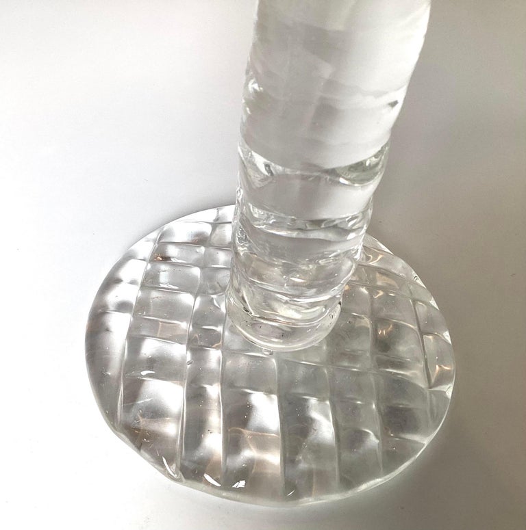 Pair of Crystal Palm Trees, Italy, 1970s For Sale at 1stDibs