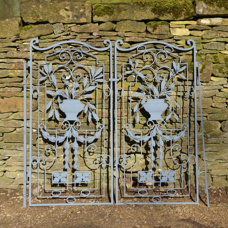 Pair of Decorative Garden Gates at 1stDibs