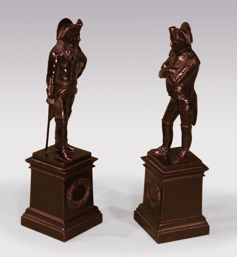 Pair of Early 19th Century Iron Figures of Napoleon and Frederick the ...