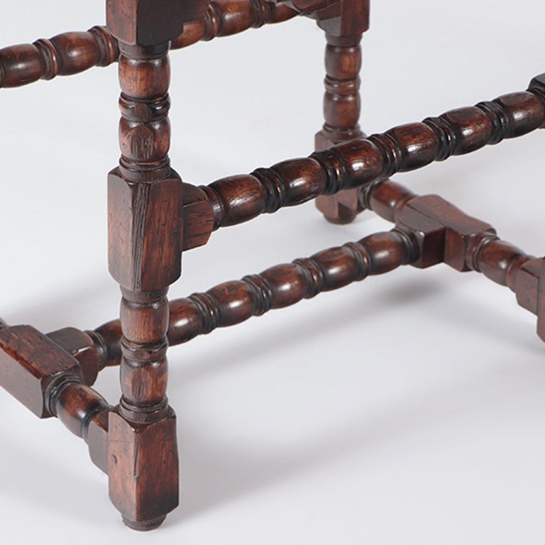 Pair of English Style Oak Tables with Pegged Construction, circa 1960 ...