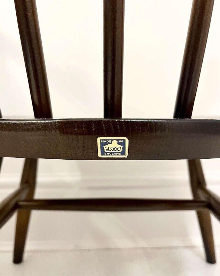 Pair of Ercol 451 Low Fireside Cowhorn Armchairs Chairs For Sale at 1stDibs