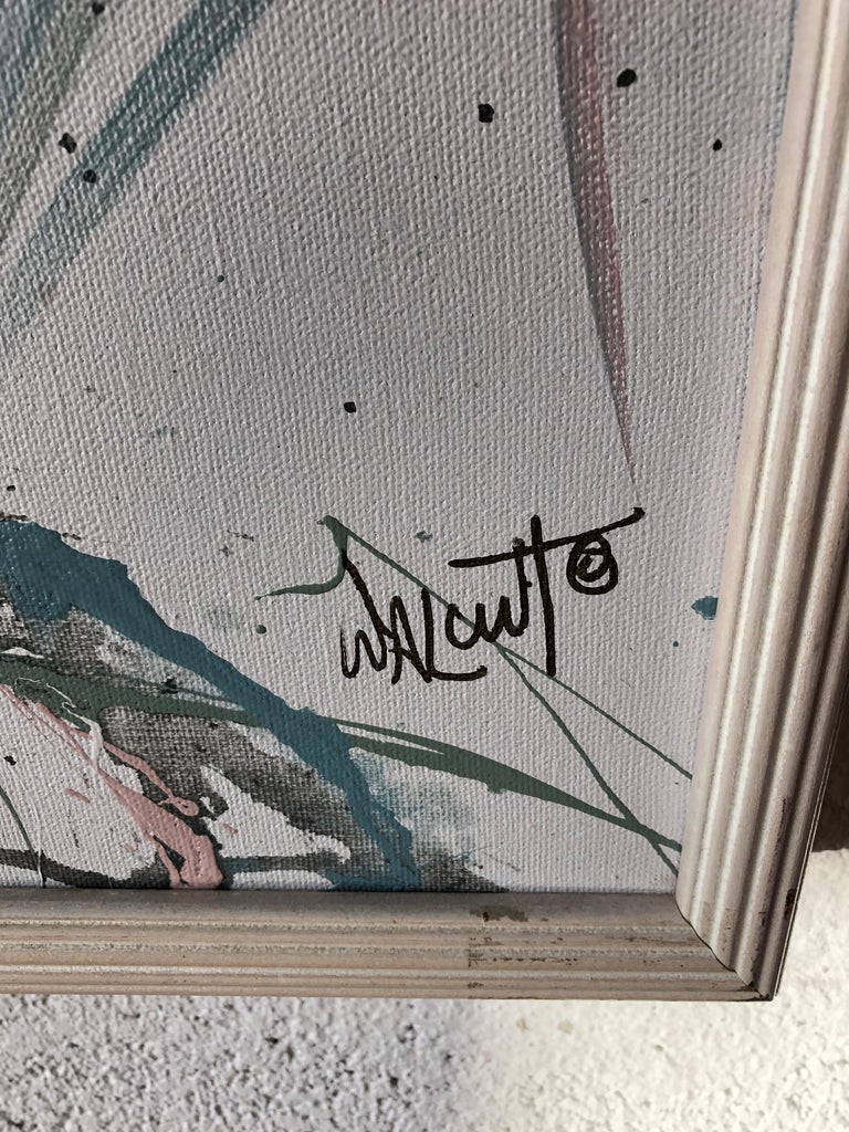 Pair of Florida Great Egrets Oil on Canvas Paintings by Frank Walcutt ...