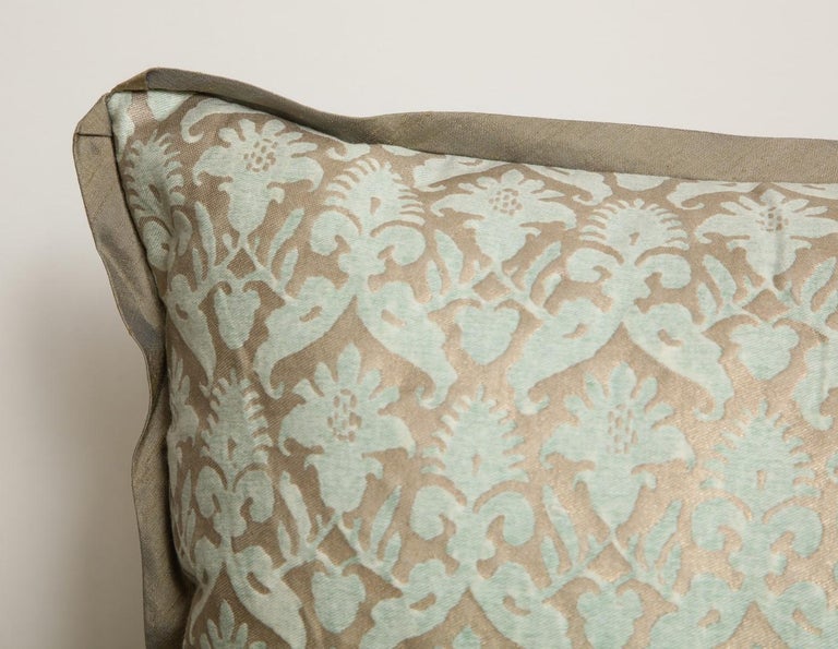 Pair of Fortuny Fabric Cushions in the Louis XIII Style "Delfino ...
