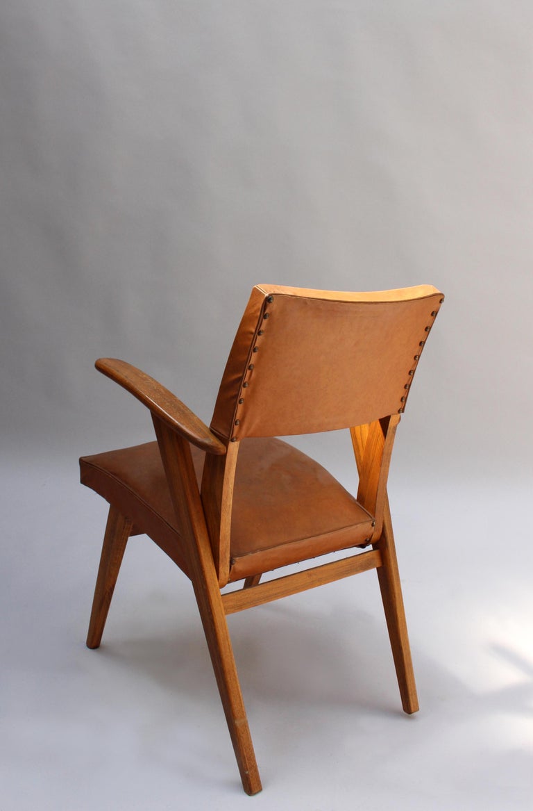 Pair of French 1950s Bridge Armchairs For Sale at 1stDibs