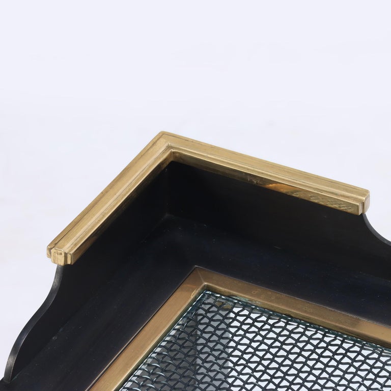 Pair of French Two Tone Bronze Coffee Tables Attributed to Jansen, C ...