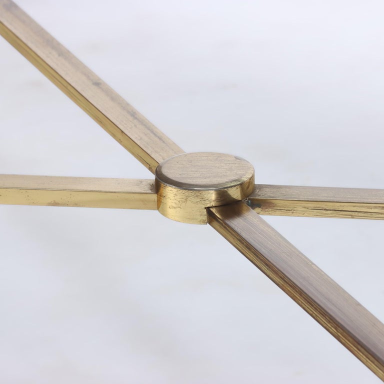 Pair of French Two Tone Bronze Coffee Tables Attributed to Jansen, C ...