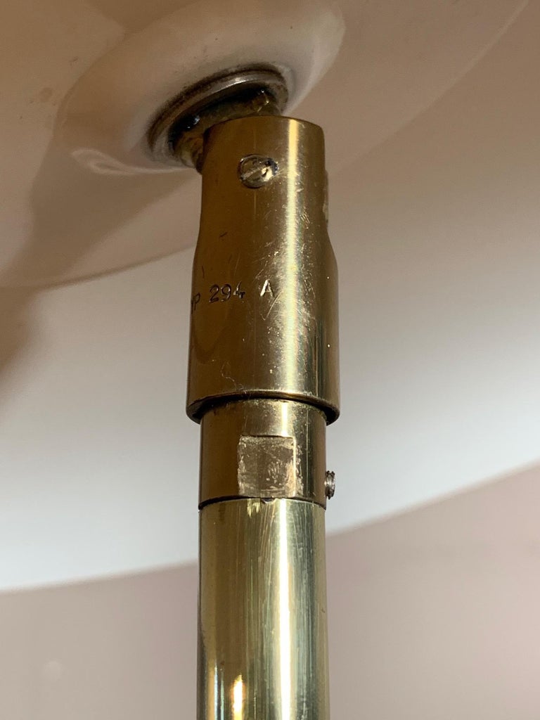 Pair of Gold George Nelson Koch Lowy Table Lamps with Adjustable Shades ...