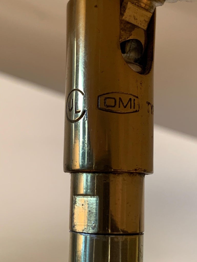 Pair of Gold George Nelson Koch Lowy Table Lamps with Adjustable Shades ...