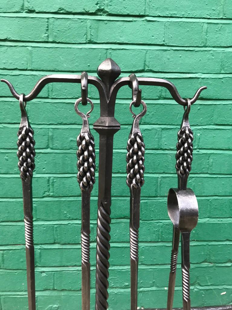 Pair of Gothic Style Fire Tools For Sale at 1stDibs