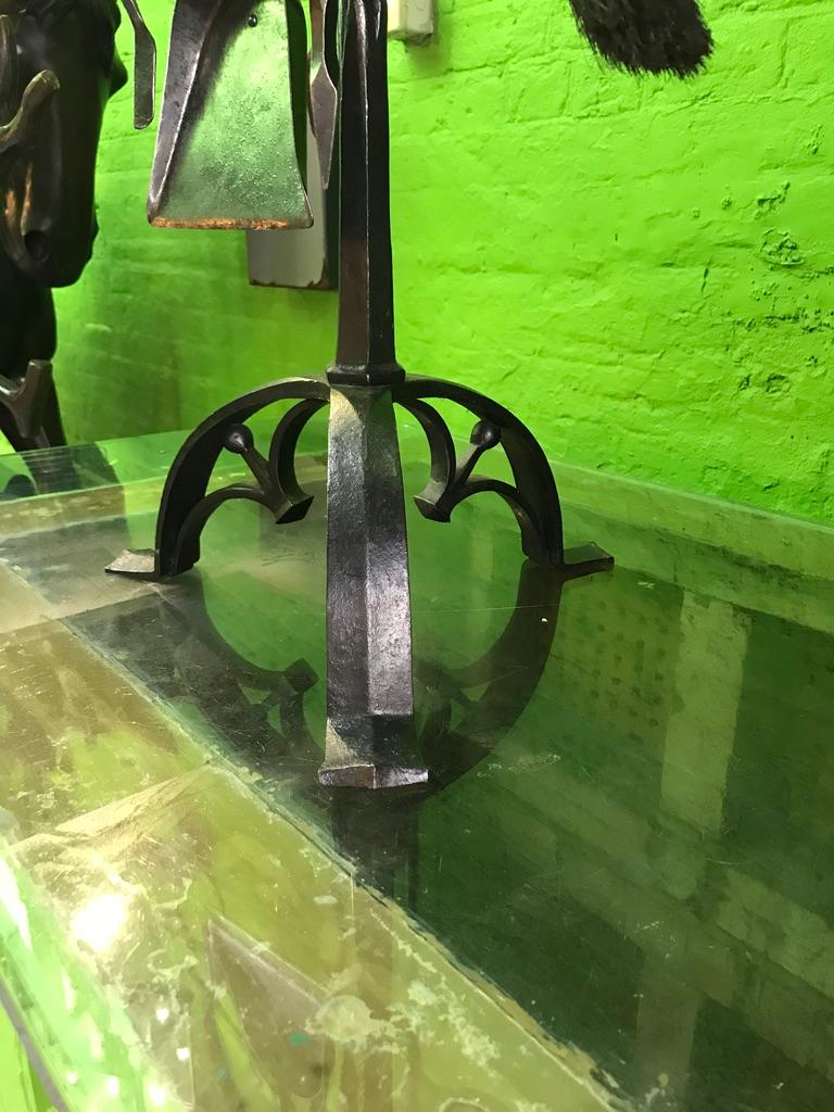 Pair of Gothic Style Fire Tools For Sale at 1stDibs