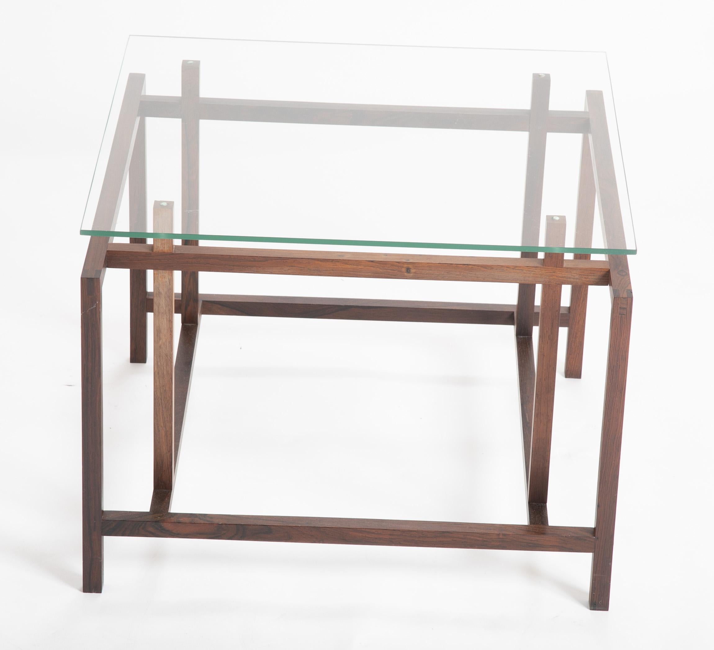 Pair of Henning Norgaard Rosewood End Tables by Komfort Mobler, Denmark ...