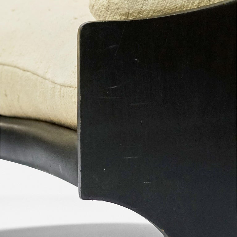 Pair of Henry P Glass Intimate Island Lounge Chairs For Sale at 1stDibs