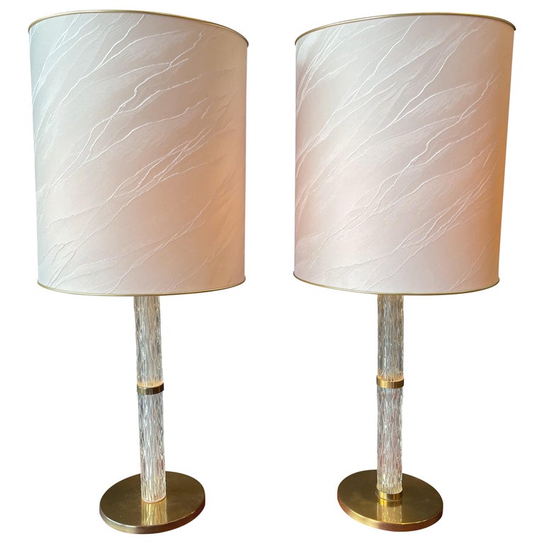 Pair of Hollywood Regency Kaiser Table Lamps by Kaiser Leuchten, 1970's ...