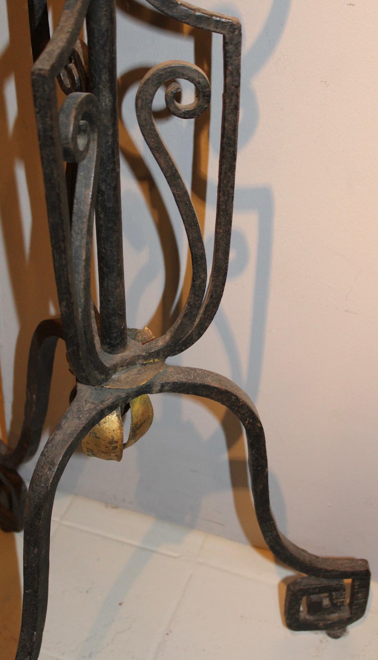 Pair of Italian Wrought Iron Church Pricket Sticks, circa 1900 For Sale ...