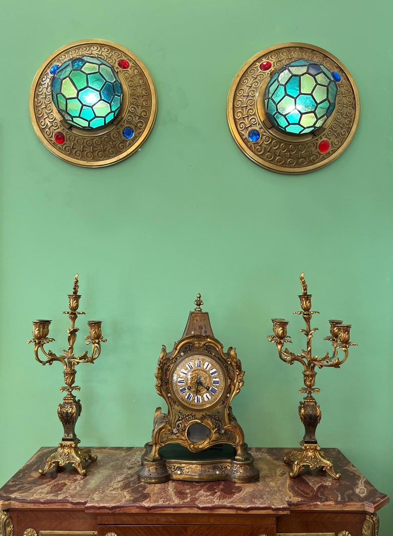 Pair of Jeweled Lamps at 1stDibs