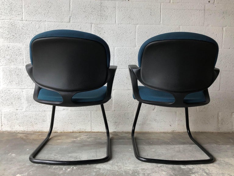 Pair of Late 20th Century Herman Miller Avian Sledge Base Side Chairs ...