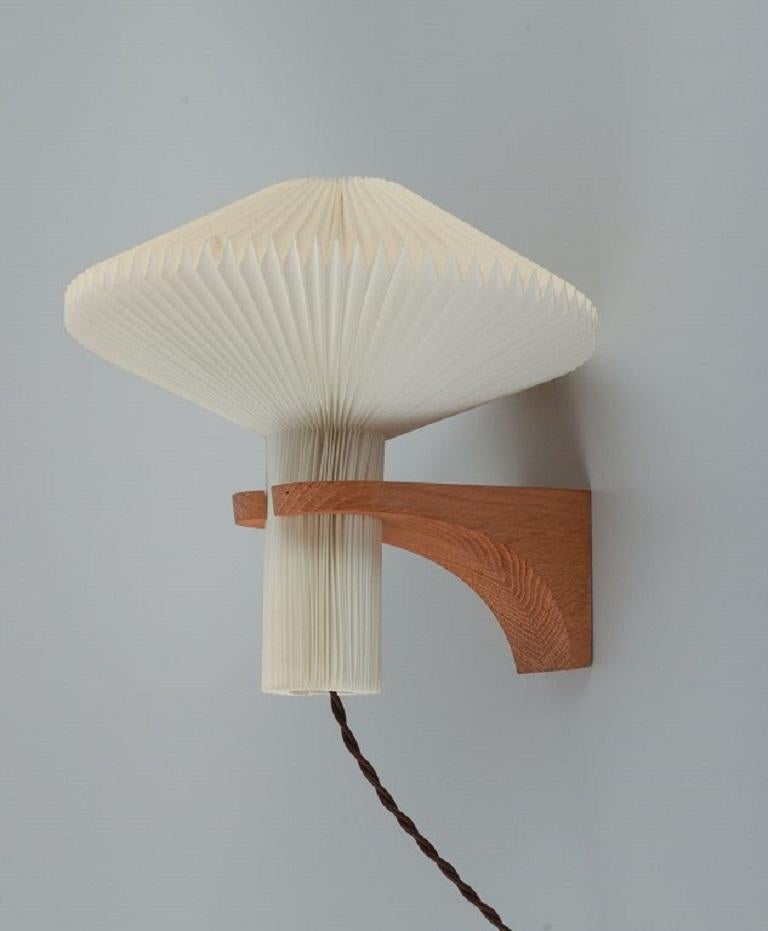 Pair of Le Klint Wall Lamps, Le Klint 204 "the Mushroom", Late 1900s For Sale at 1stDibs