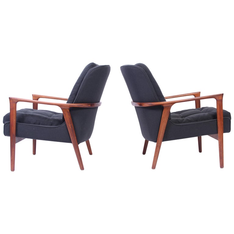 Pair of Midcentury Inge Andersson "Tulip" Lounge Chairs, 1960s at 1stDibs