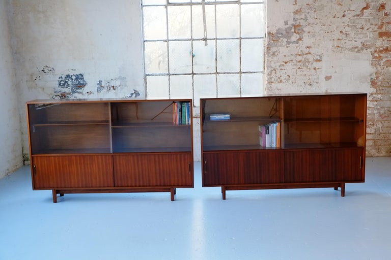Pair of Mid-Century Modern Glazed Bookcases by Robert Heritage For Sale ...