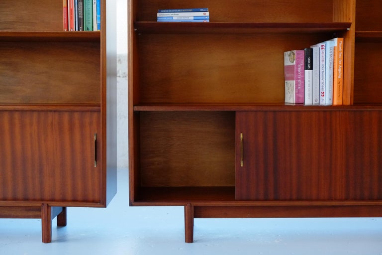 Pair of Mid-Century Modern Glazed Bookcases by Robert Heritage For Sale ...