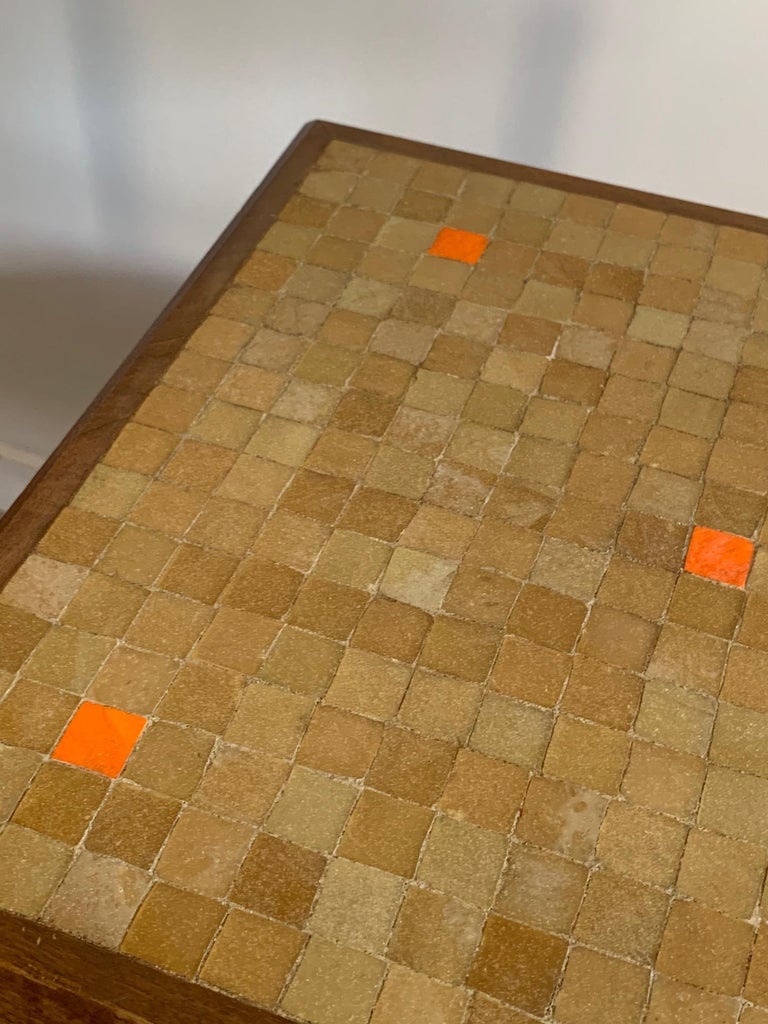 Pair of Murano Tile Side Tables For Sale at 1stDibs