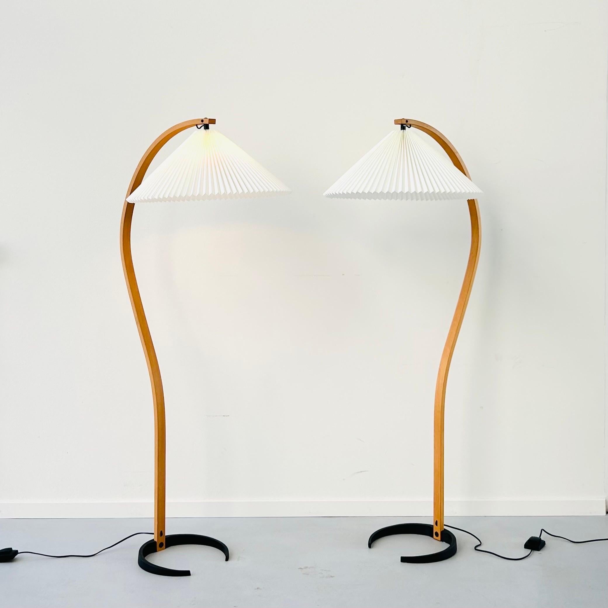 A set of Original Danish Caprani Floor Lamps, 1970s, Denmark at 1stDibs