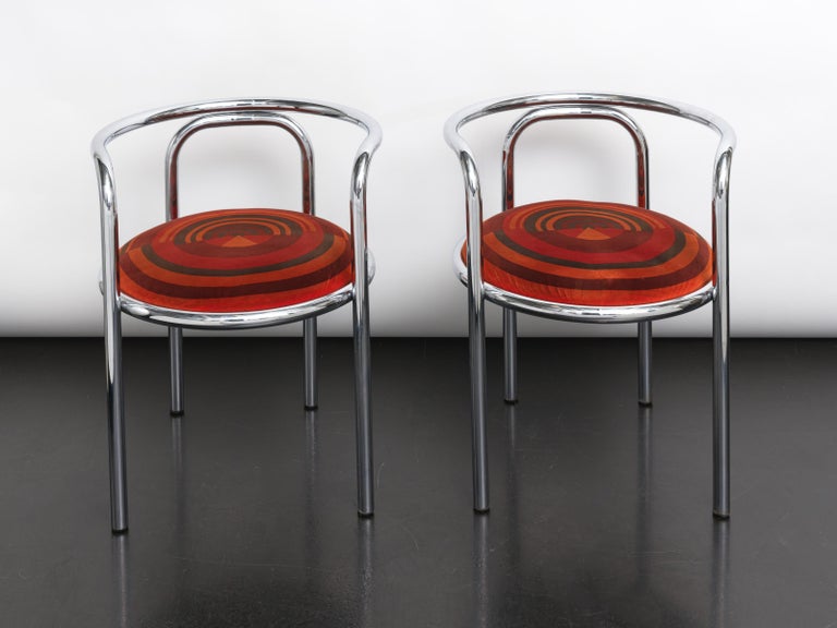 Pair of Rare, Early Edition ‘Locus Solus’ Chairs by Gae Aulenti, 1964 ...