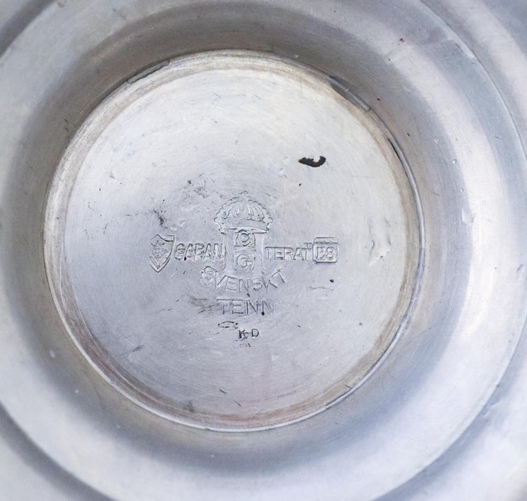 Pair of Rare Night Candlesticks, Art Deco 1931, CG Hallberg Sweden For ...