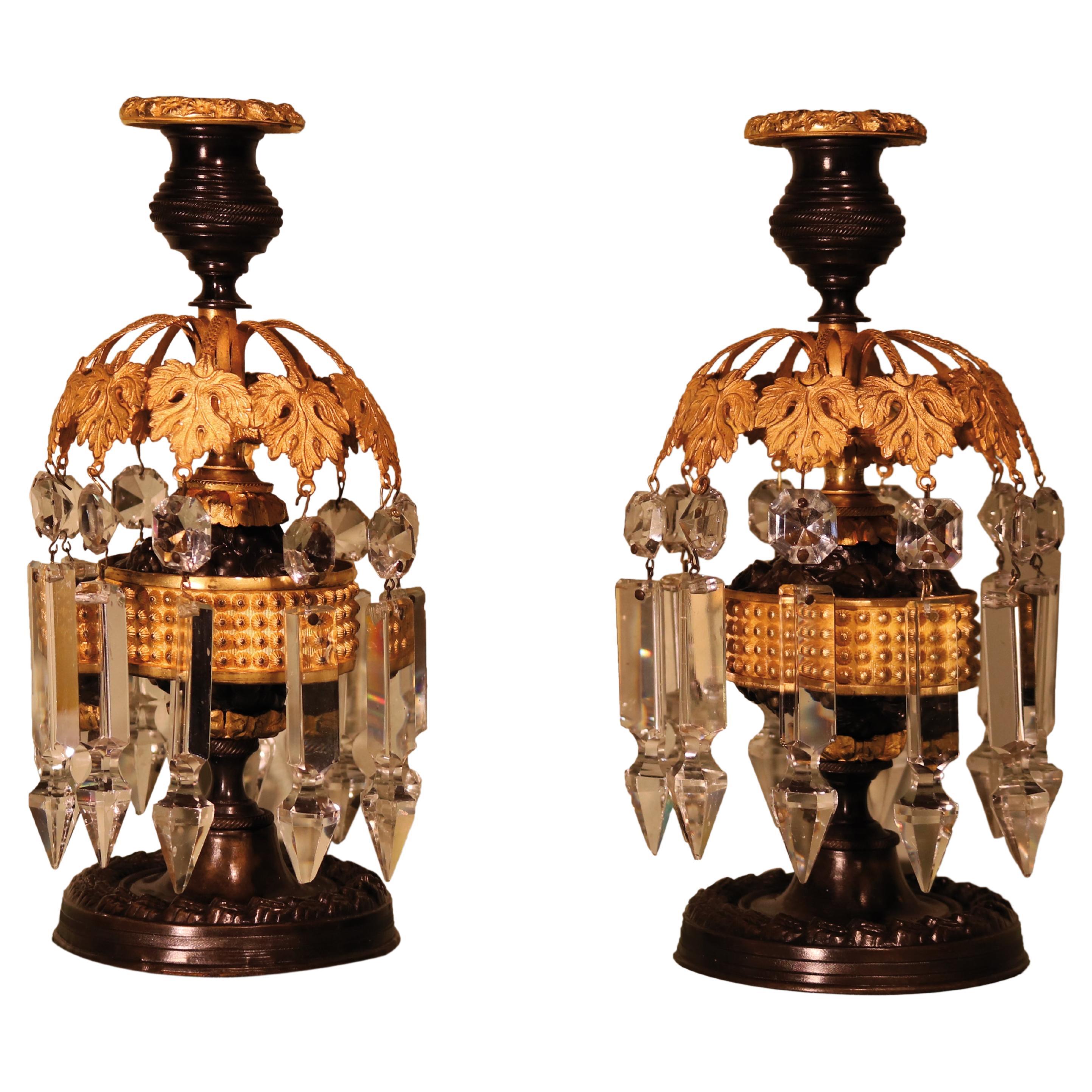 Regency Period Ormolu, Bronze and Glass Dish Light For Sale at 1stDibs