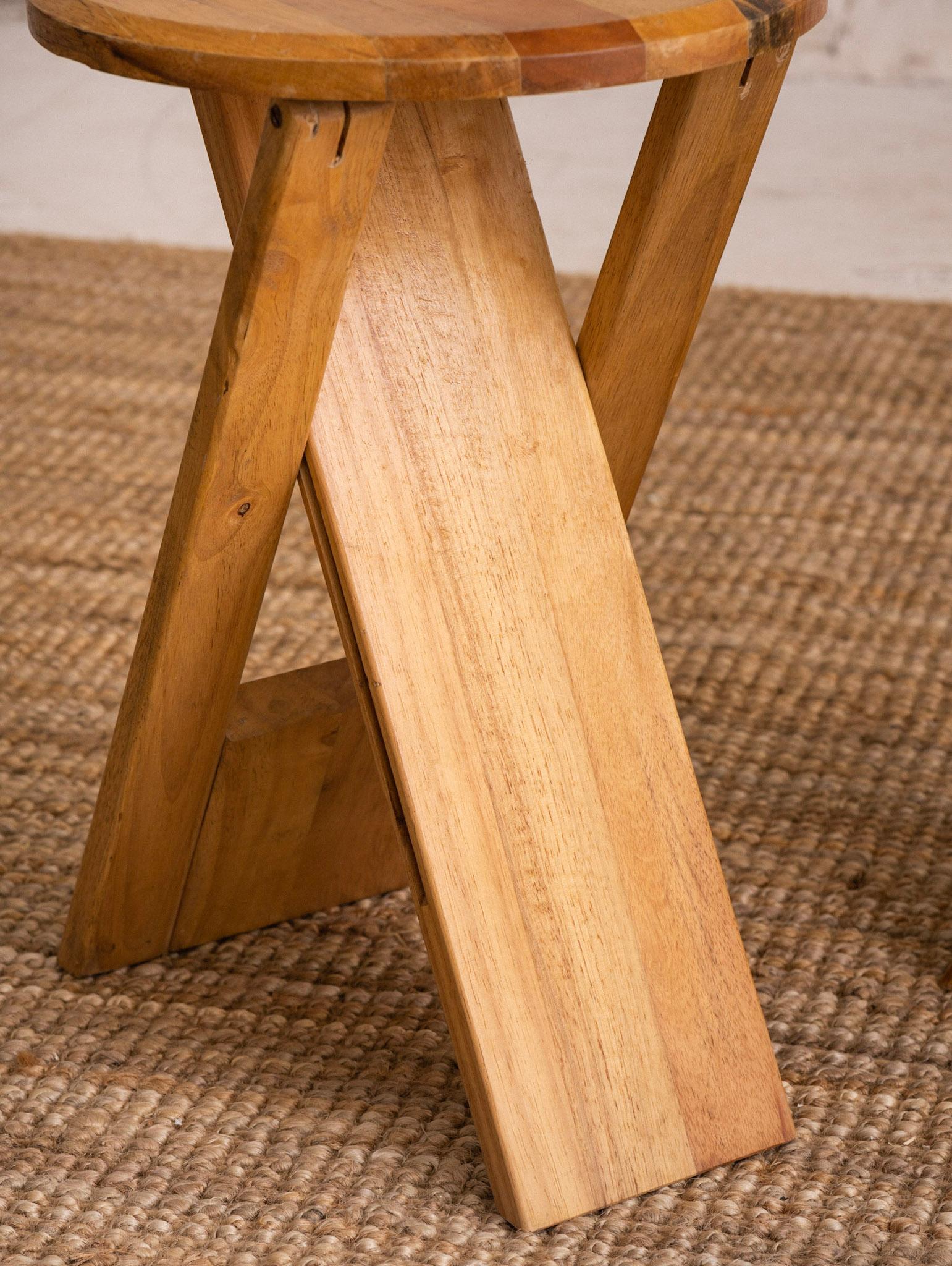 Pair of Roger Tallon Ts Folding Stools at 1stDibs | folding wood stool ...
