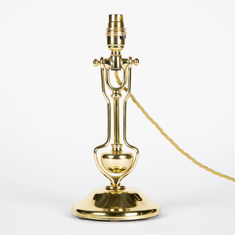 Pair of Royal Navy Brass Gimbal Cabin Lights by McGeoch and Co. For ...