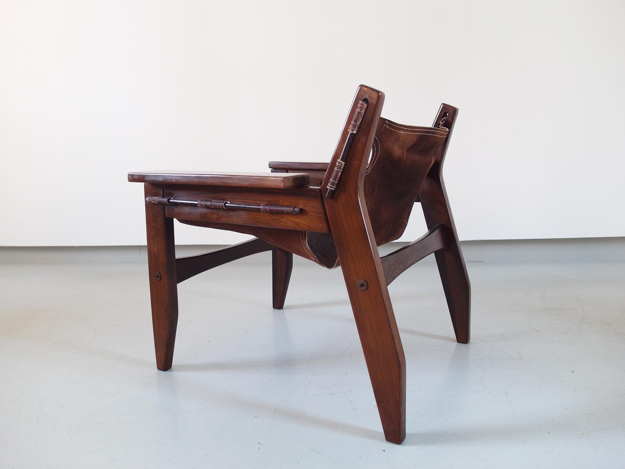 Pair of Sergio Rodrigues Kilin Lounge Chairs for Oca, Brazil, 1973 For ...