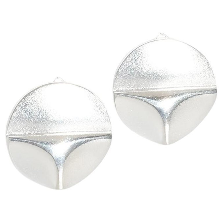 Pair of Solver Earrings by Björn Weckström for Lapponia at 1stDibs