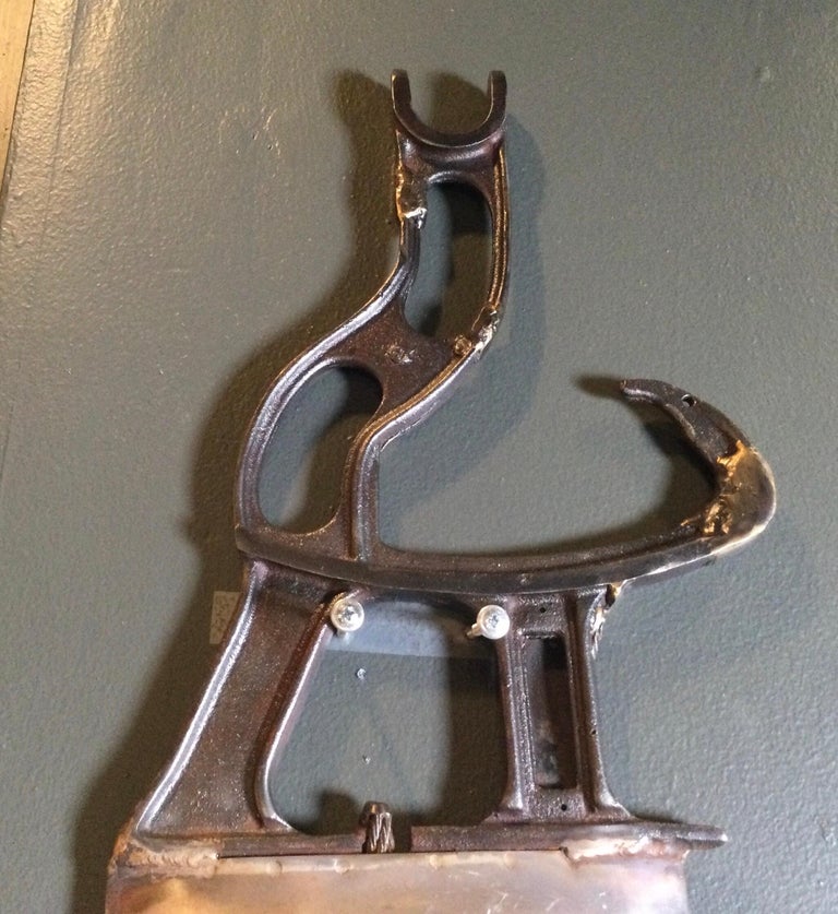Pair of Steel Factory Stocking Forms For Sale at 1stDibs