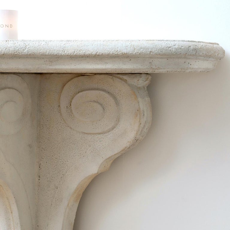 Pair of Stone Console Tables For Sale at 1stDibs
