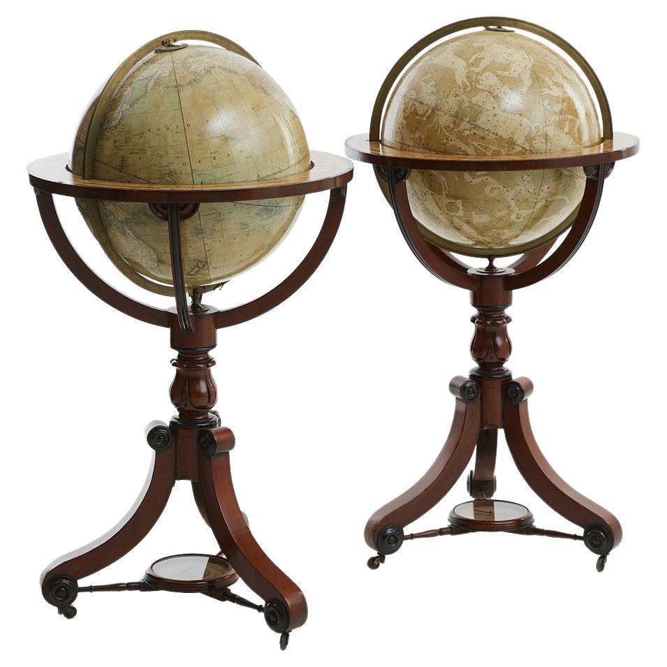 Antique World Globe Map - 112 For Sale on 1stDibs