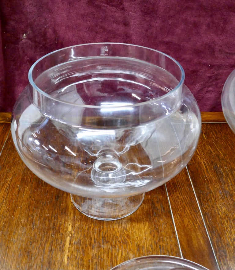 Pair of Very Large Old Storage Jars Shop Display For Sale at 1stDibs