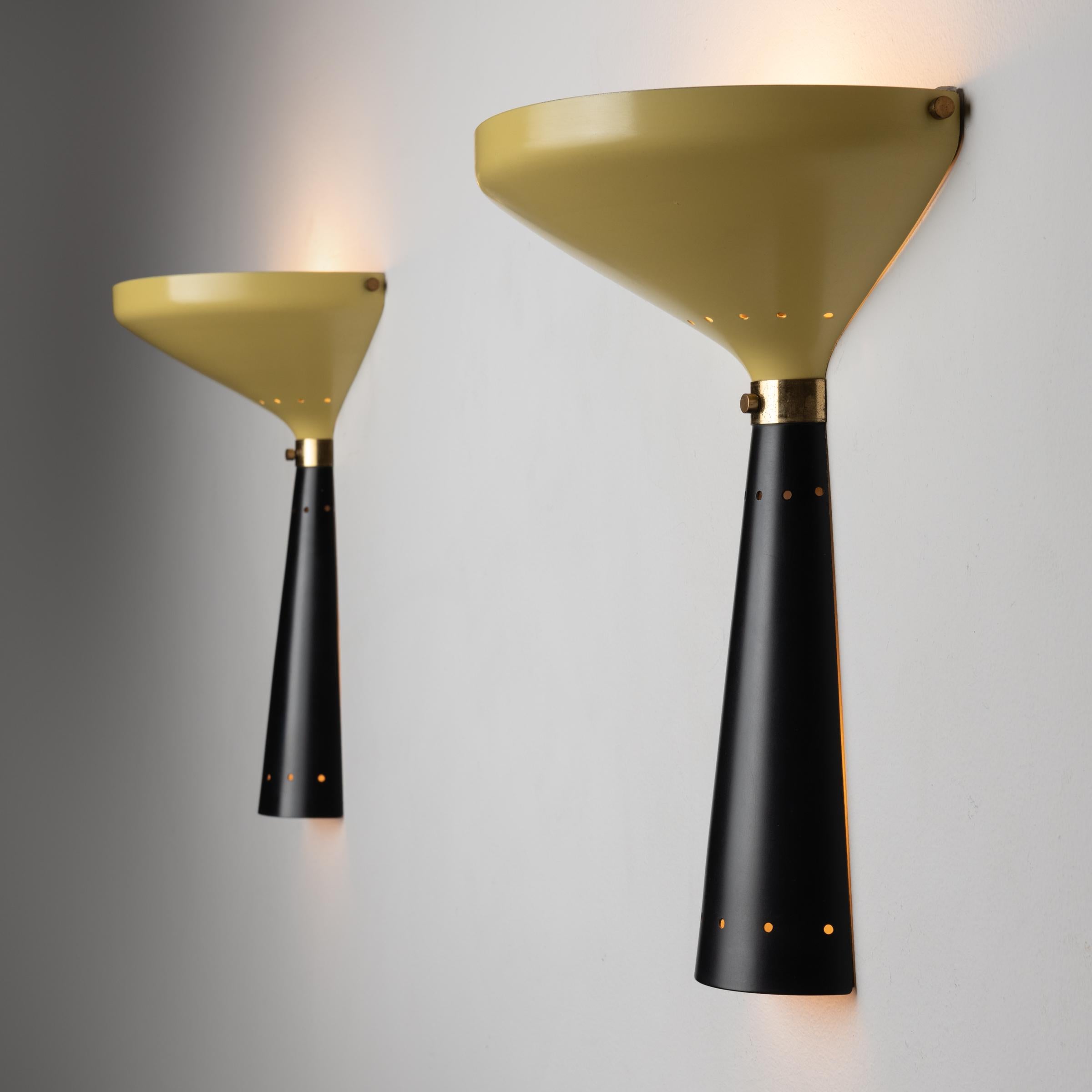 Pair of Wall Lamps by Stilnovo For Sale at 1stDibs