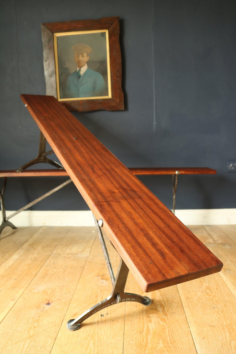 Pair of First World War Campaign Benches at 1stDibs