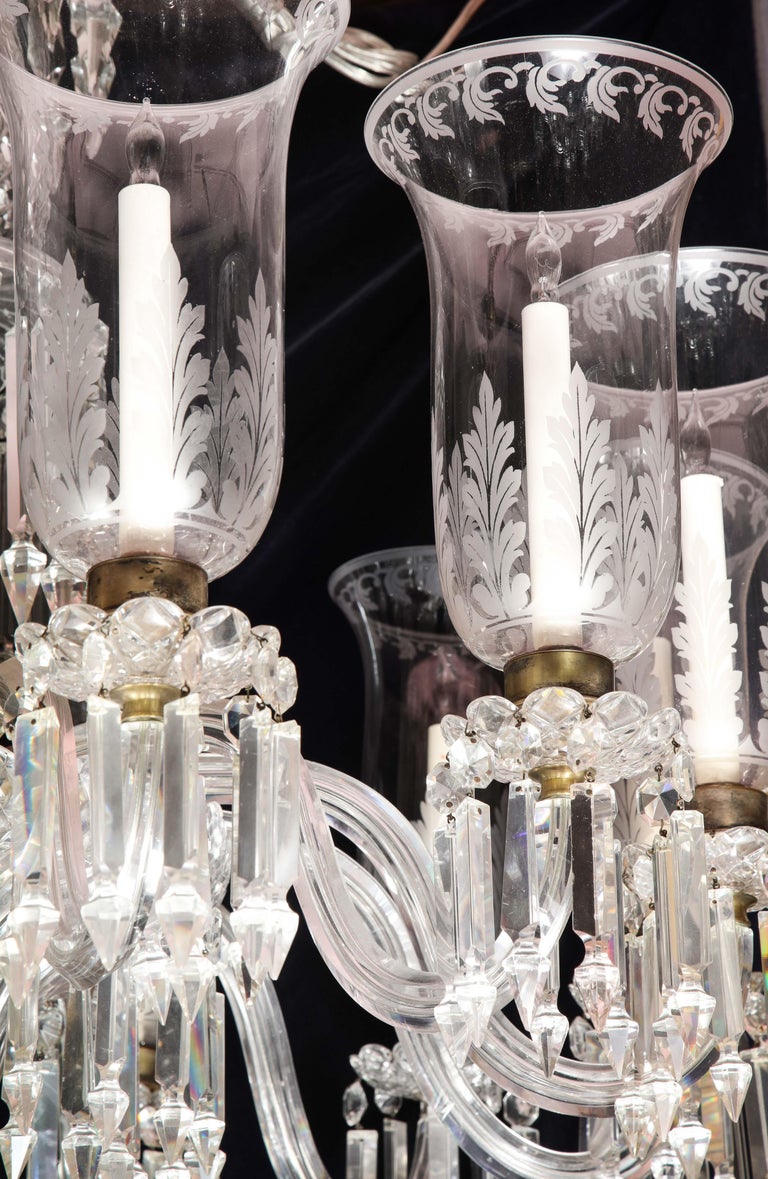Palatial and Large Antique French Louis XVI Cut Crystal Chandelier For ...