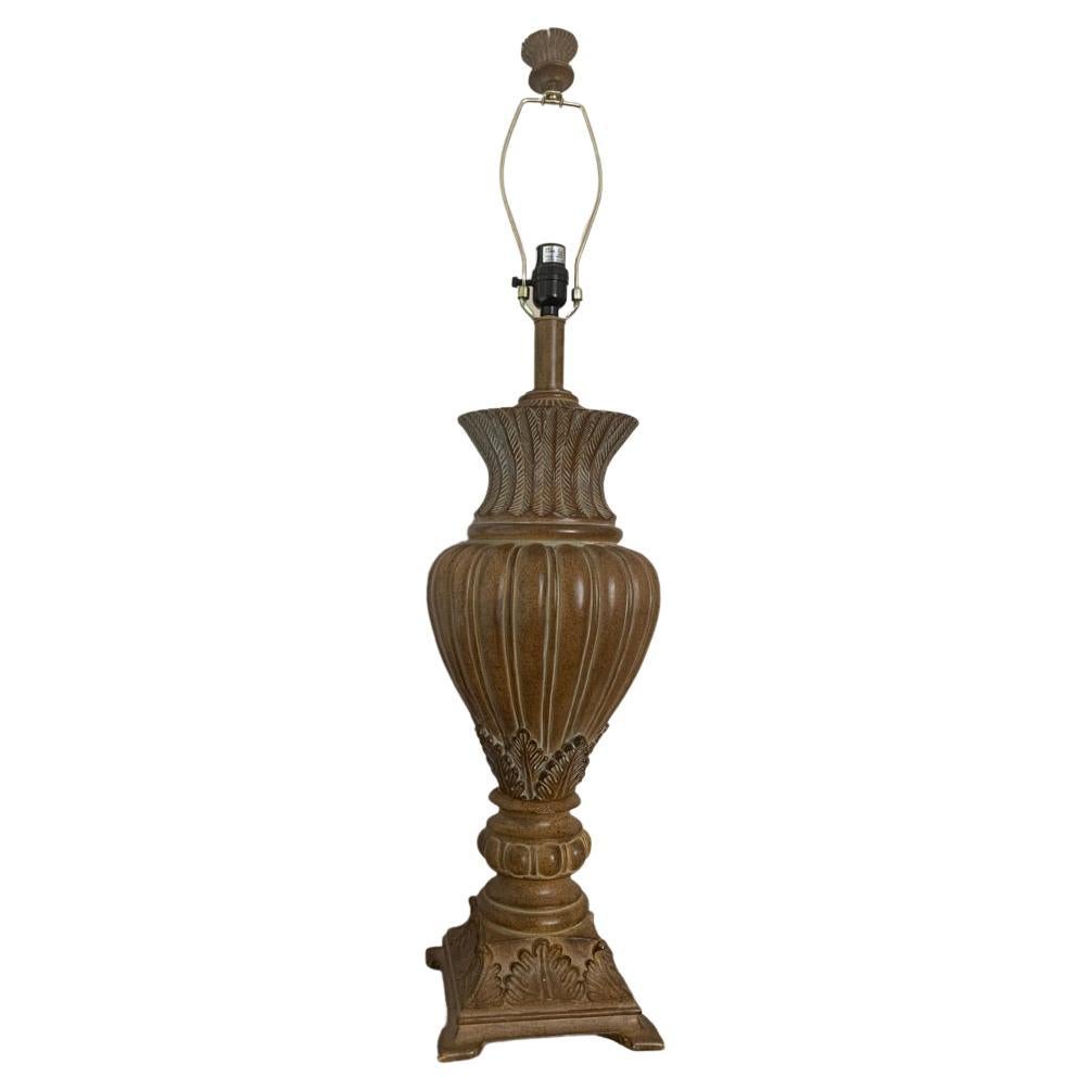 Oversized Cast Zinc Table Lamps in the Neoclassical Style For Sale at ...