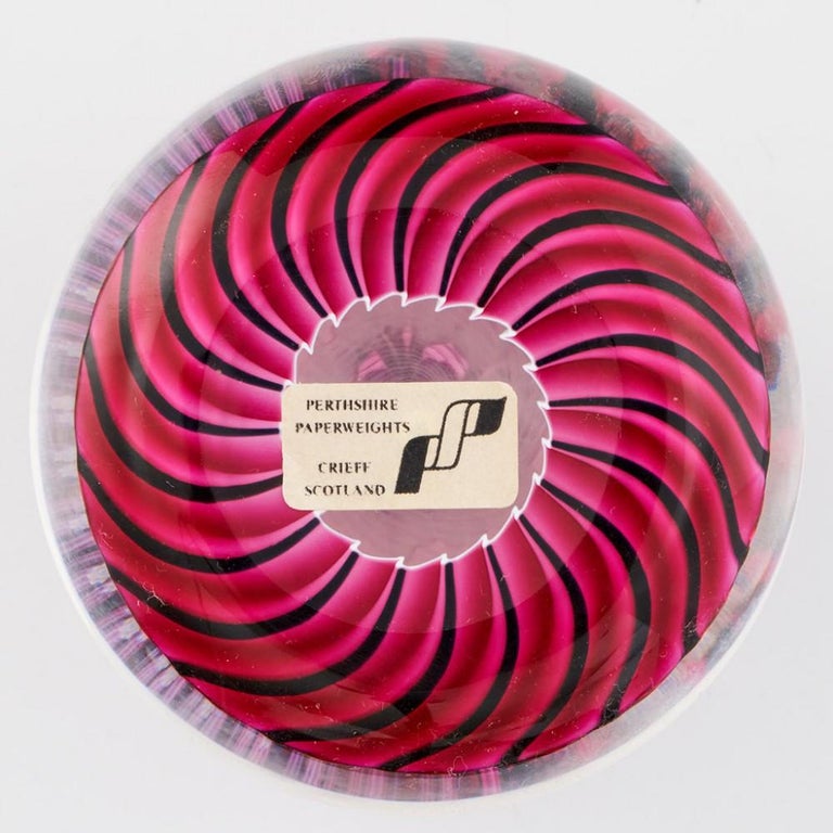 Perthshire Bouquet and Picture Cane Paperweight, 1998 For Sale at 1stDibs
